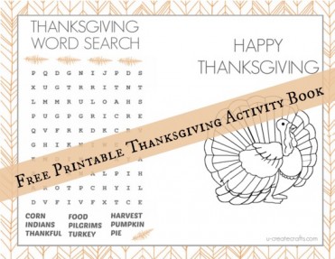 DIY Thanksgiving Activity Book - U Create