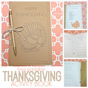 DIY Thanksgiving Activity Book - U Create