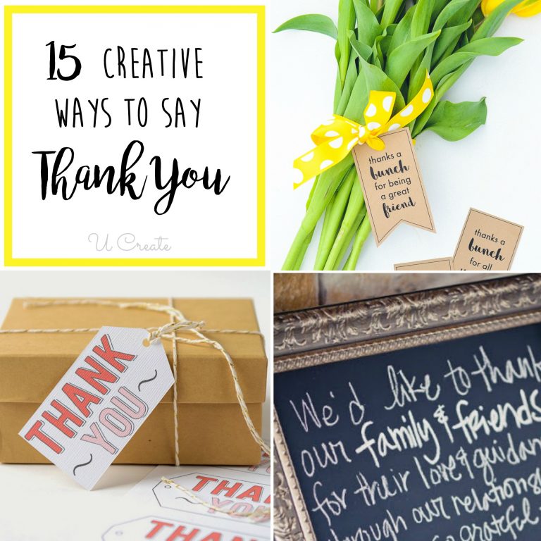 15 Creative Ways to Say Thank You