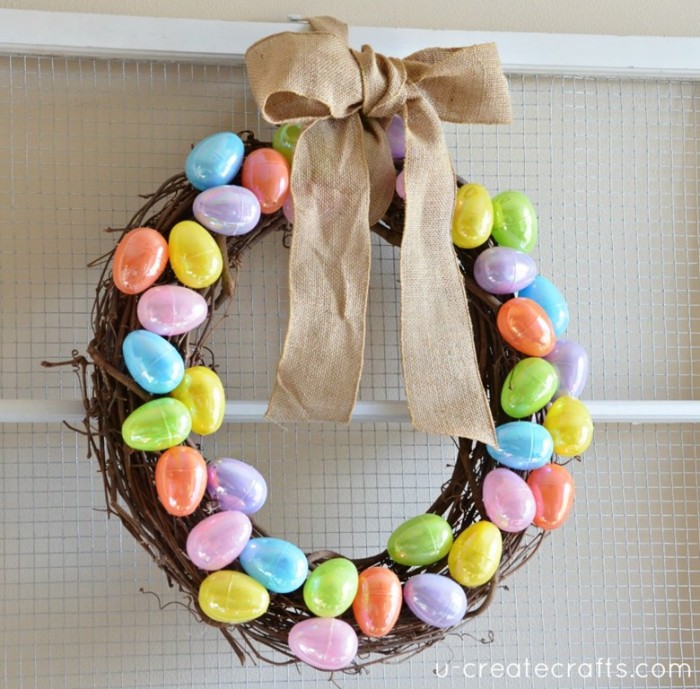 Easter Egg Wreath Tutorial - U Create