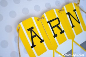 Free Printable Back to School Pencil Banner - U Create