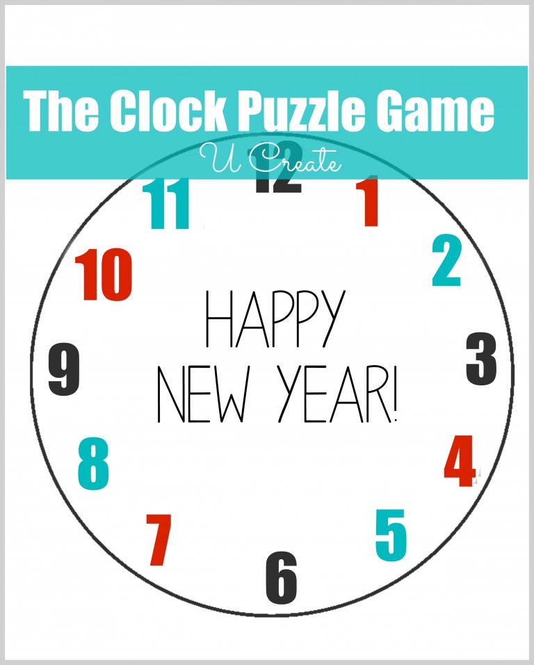New Year's Eve Minute To Win It Games - U Create