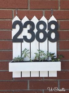 DIY Address Planter - U Create