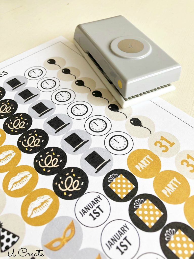 New Year's Eve Match Game - U Create