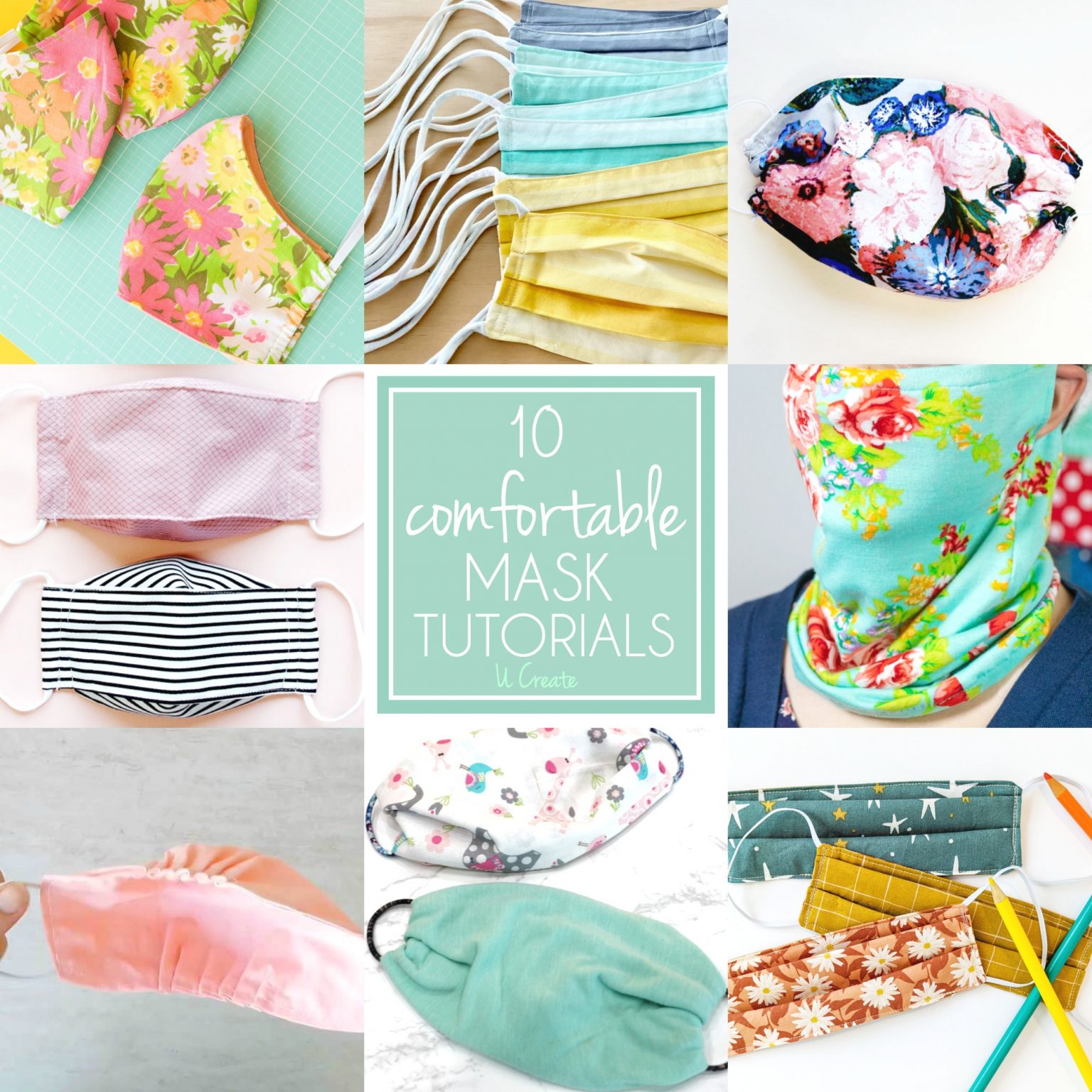 10 Comfortable Mask Tutorials - U Create