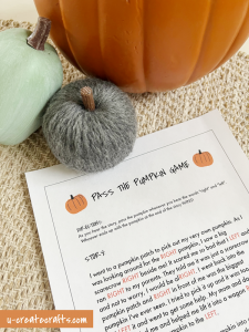 Free Printable Pumpkin Games - U Create