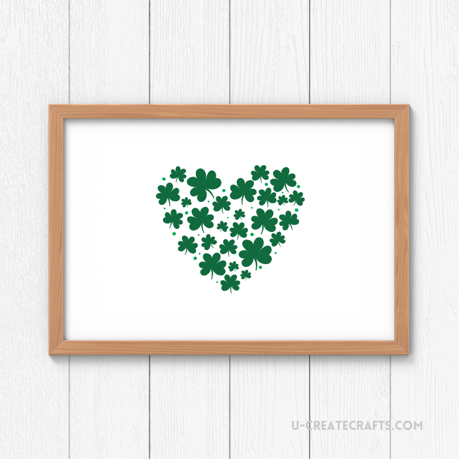 Shamrock Heart Printable