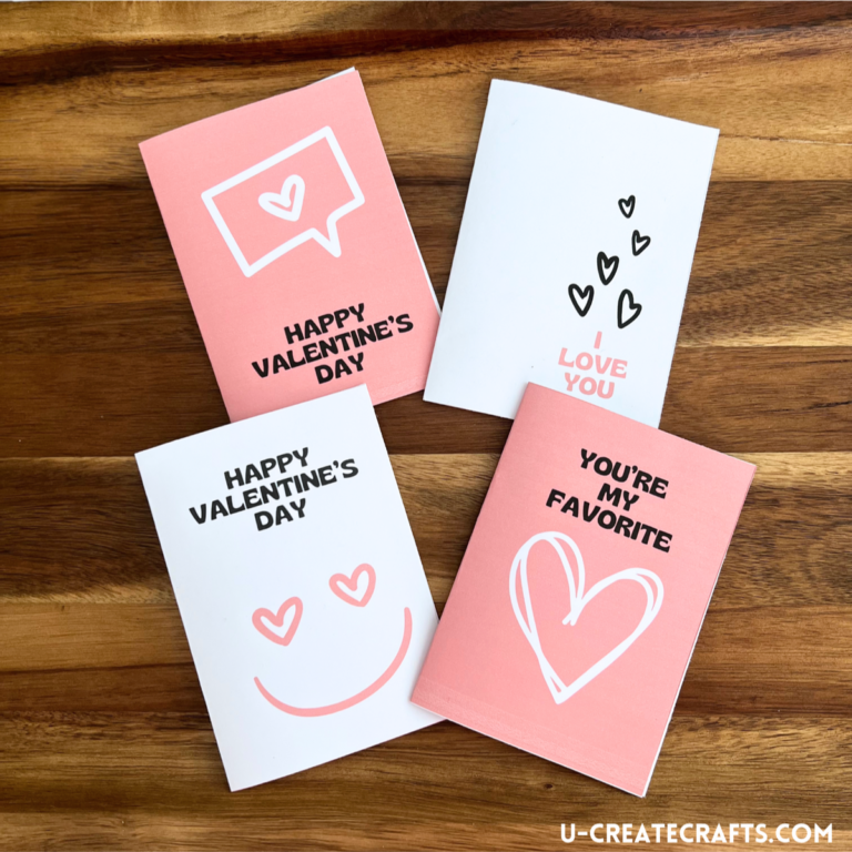 Printable Valentine Cards - U Create