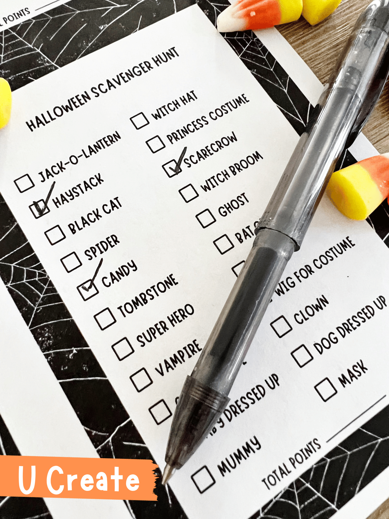 Halloween Scavenger Hunt