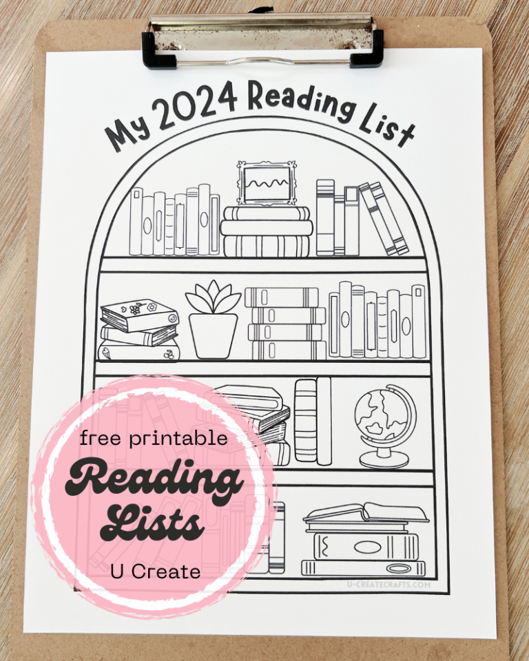 Color Your Reading Journey: Free Printable Reading Tracker Pages - U Create