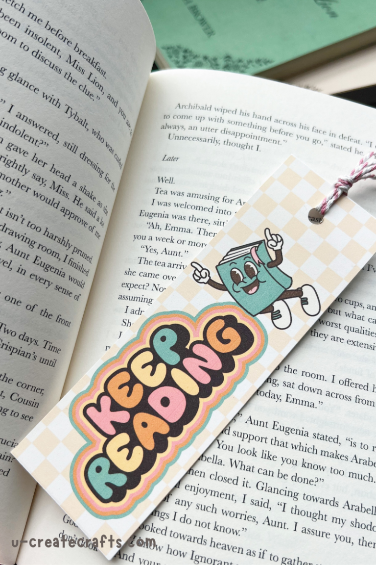 Retro Printable Bookmarks - U Create