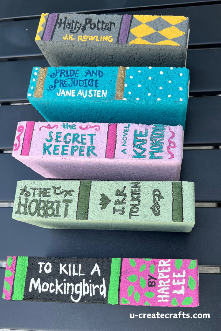 DIY Book Bricks - U Create