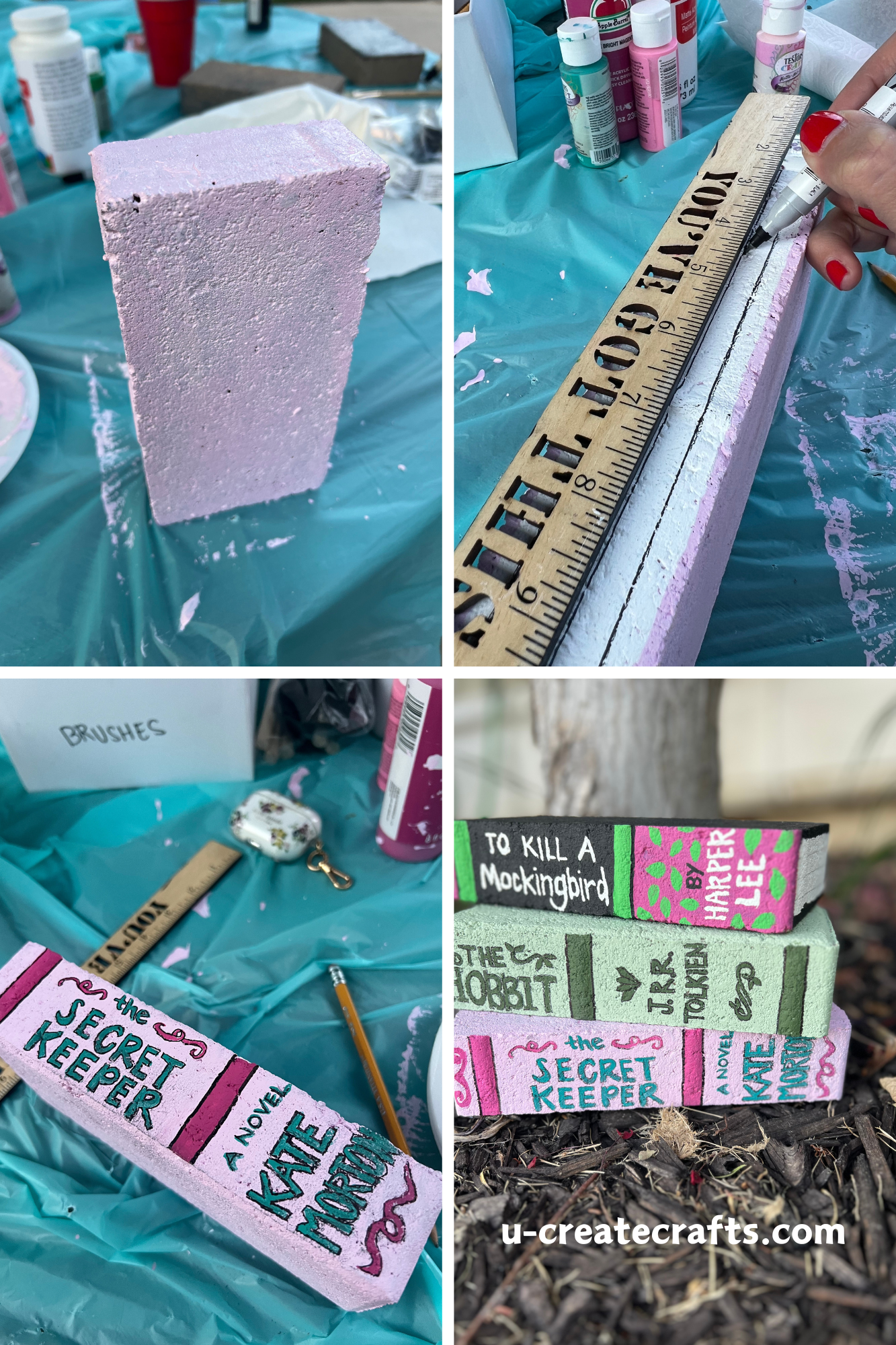 DIY Book Bricks - U Create