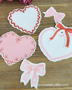 Spread Love this Valentine's Day with free printable Heart Notes - U Create